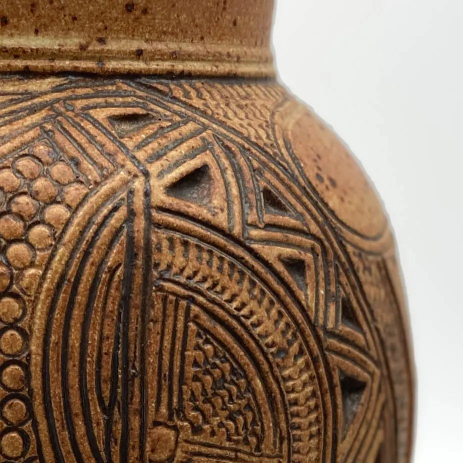 Hand Carved Pottery - Earthen Vessel Gallery
